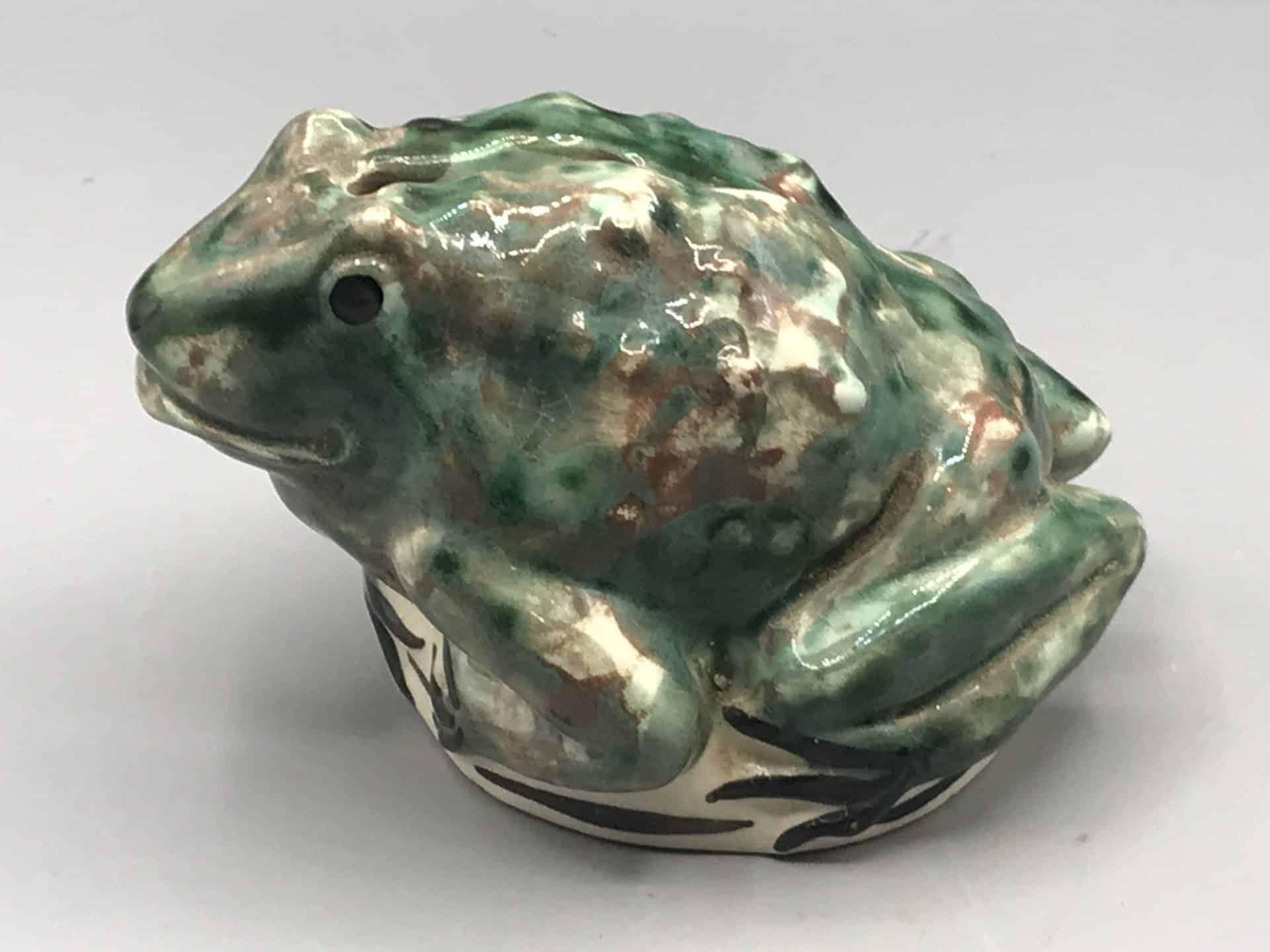 Antique Ceramic Frog Money Box – Mid 20th Century Studio Pottery ...